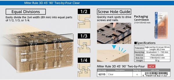 Thước ke bắt vít gỗ Shinwa 62115 - THIẾT BỊ TMT